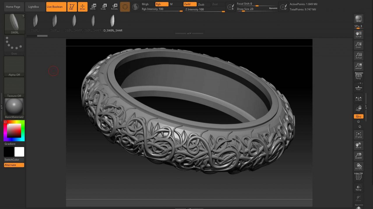 Creating Jewelry with ZBrush - mojomojo design
